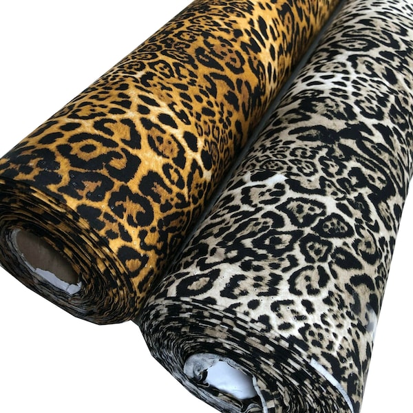 Leopard Fabric - Etsy