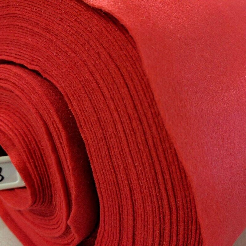 Red Felt Fabric - Etsy
