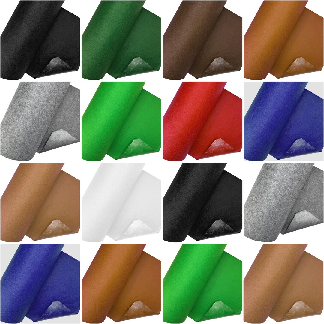 Adhesive Felt Medium Stiff – 10 Colours – Sold by the Metre - Etsy