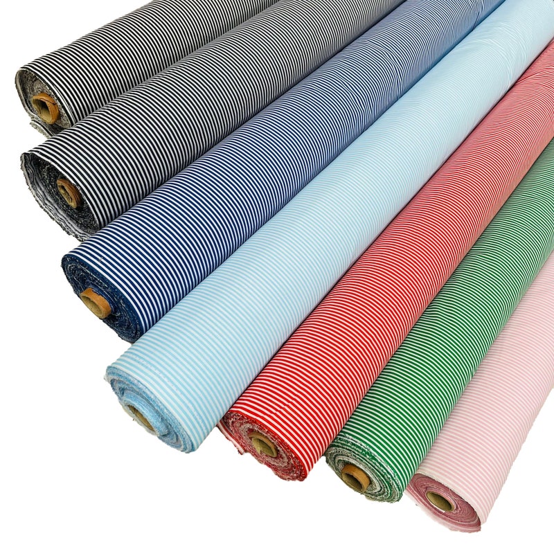 Striped Material - Etsy UK