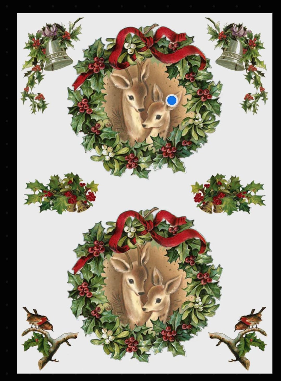 JRV Decoupage Rice Paper - Pastel Deer Rice Paper - Etsy