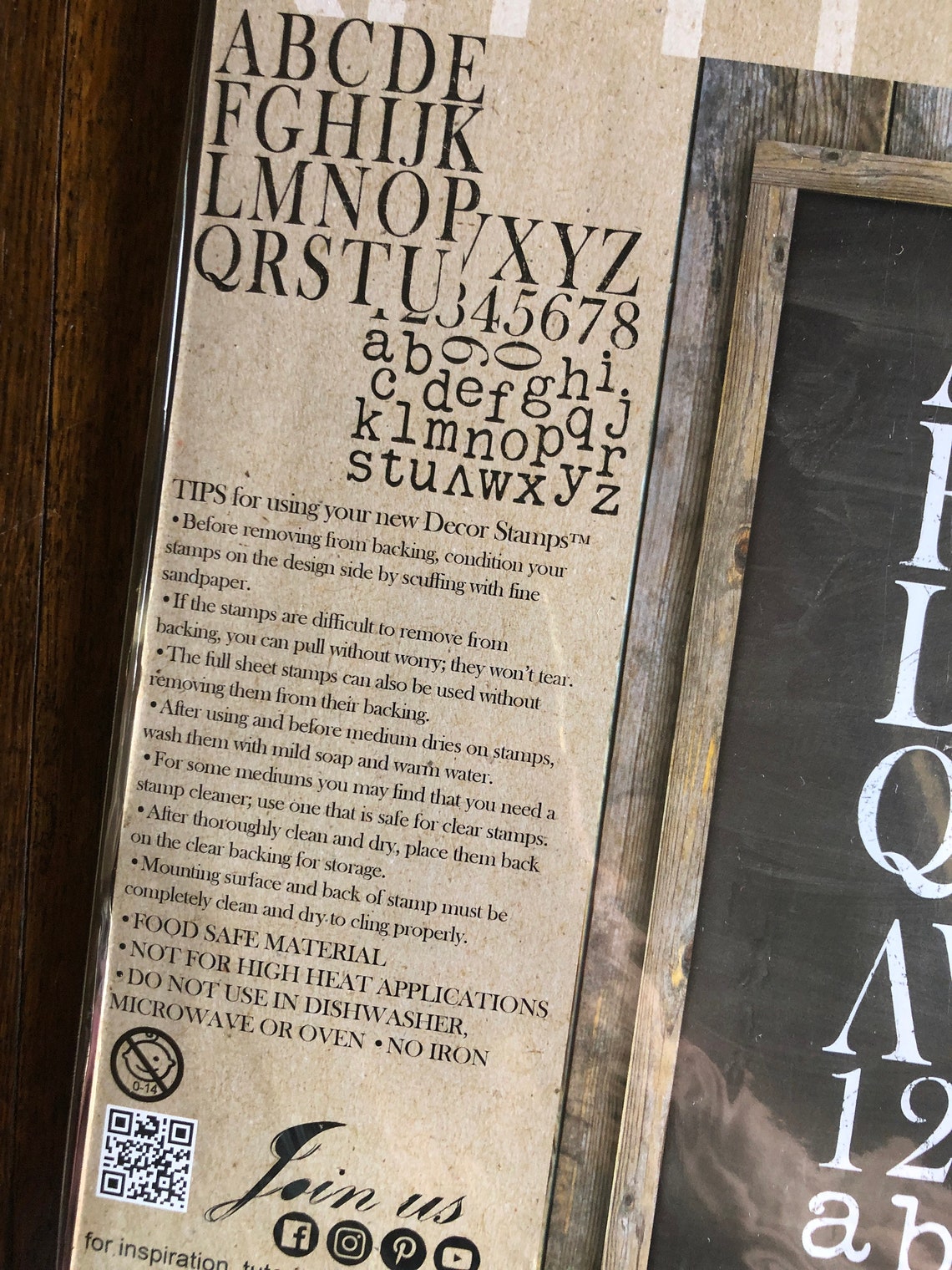 IOD Typesetting two Sheet Set Decor Stamp Iron Orchid - Etsy