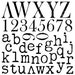 IOD Typesetting (two Sheet Set) Decor Stamp Iron Orchid Designs for ...