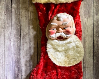 Plastic Santa Face - Etsy