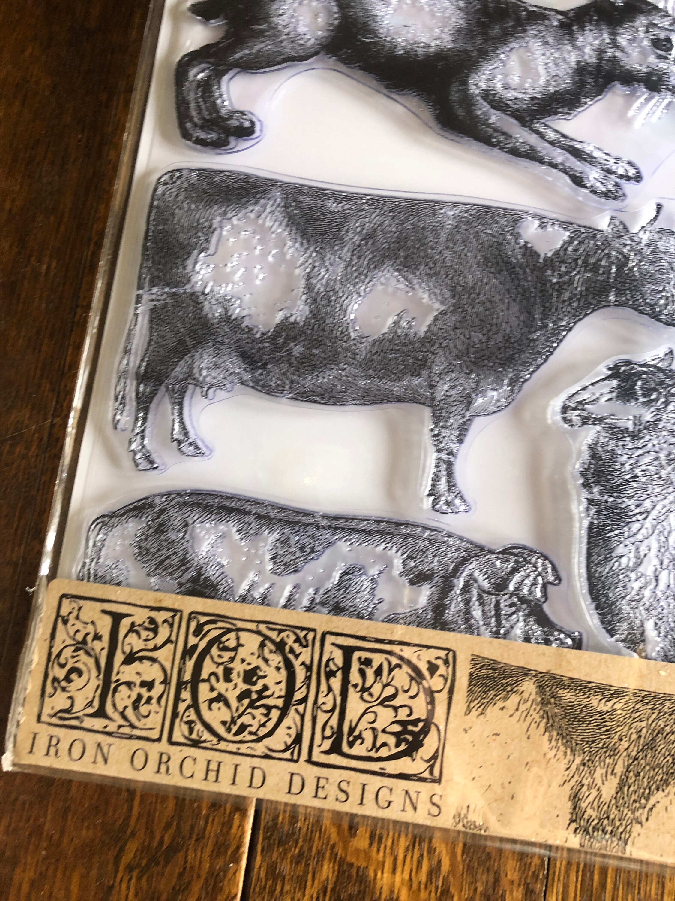 IOD Farm Animals Decor Stamp Iron Orchid Designs Use Paint or - Etsy