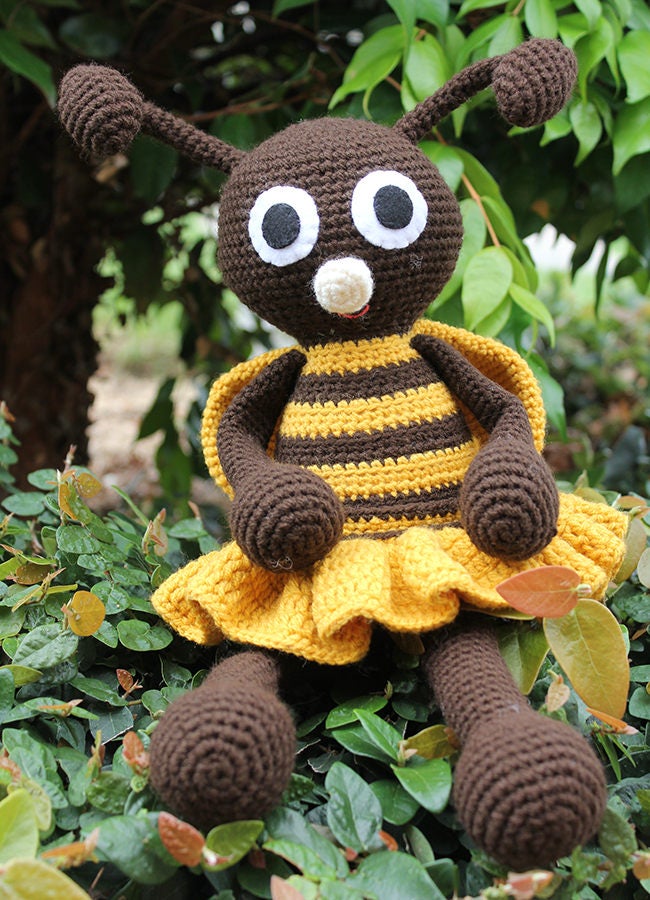 Belle Honey Bee Crochet Bee Pattern - Etsy