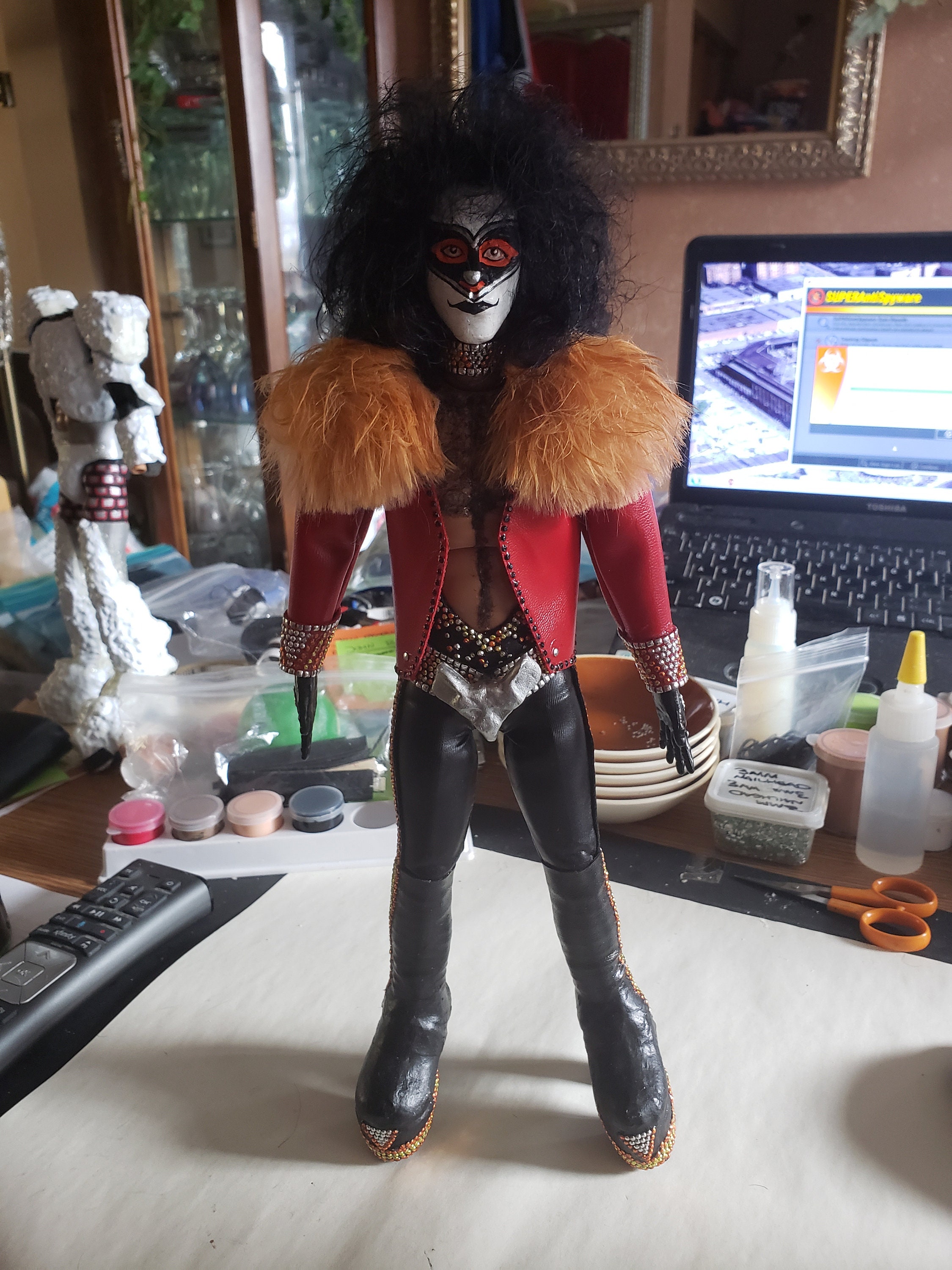 KISS Eric Carr the Fox Miniature Unmasked Custom 12 Inch 1:6 - Etsy