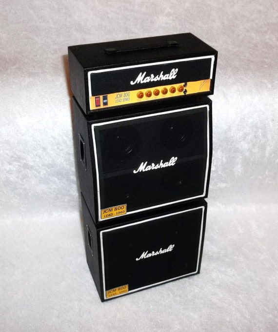 Miniature Amplifier Triple Black Model Scale Bass Lead Mini Figure ...