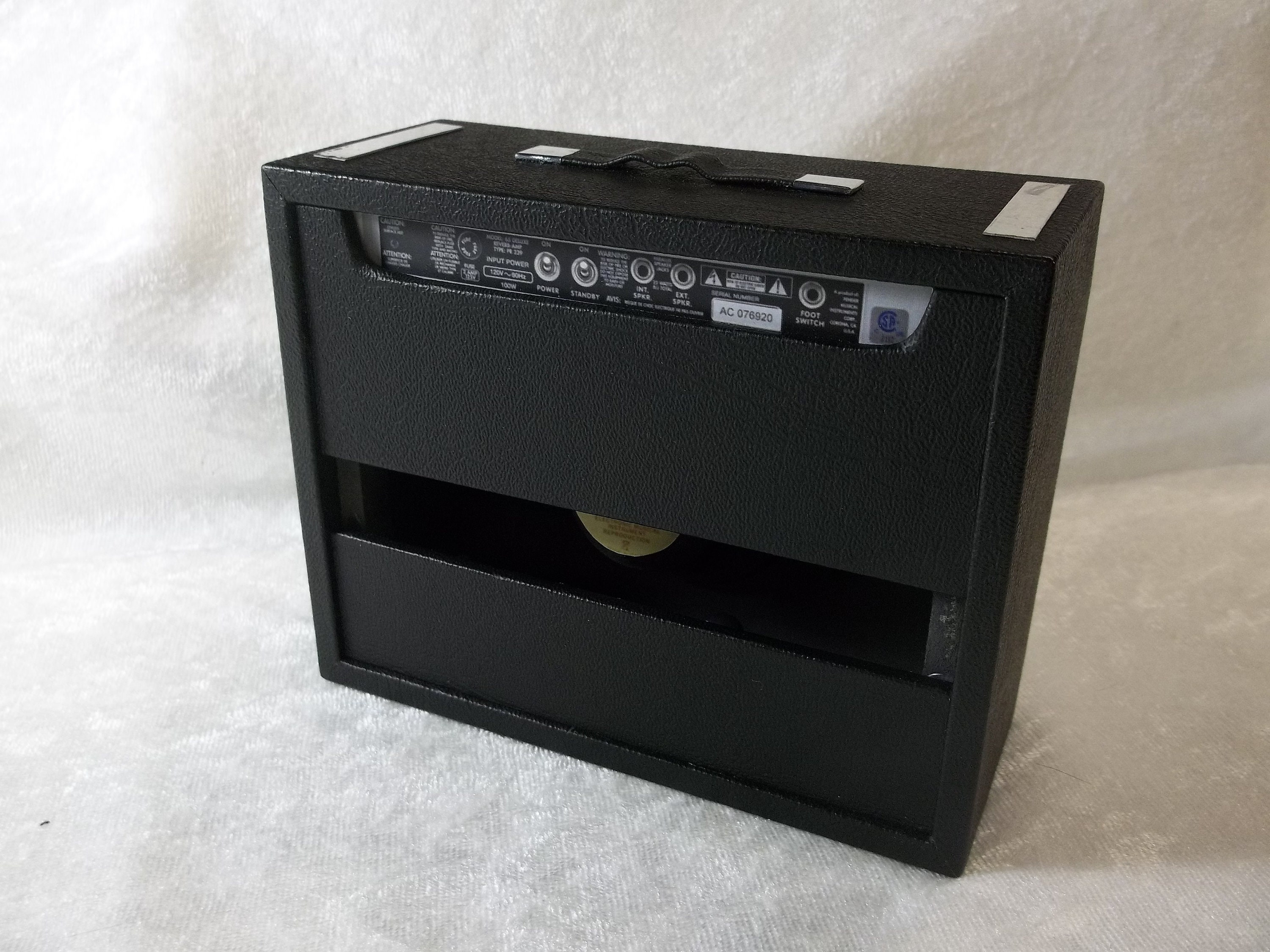 Fender Deluxe Reverb Amplifier Replica Miniature Model Handcrafted ...