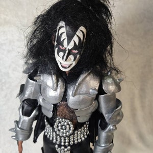 KISS Gene Simmons Destroyer Custom 1/6 Figure Scale 12 Inch Replica ...