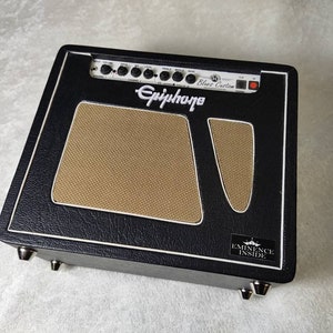 EPIPHONE Amplifier Replica Miniature Black 1/6 Scale Model Handcrafted ...