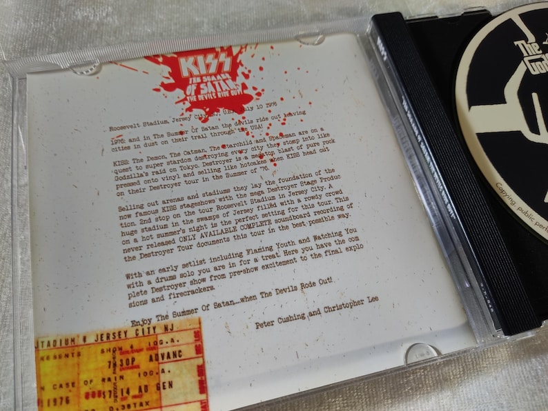 KISS Destroyer Tour 1976 Alive New Jersey Live CD - Etsy