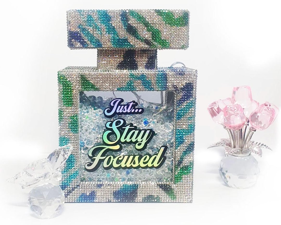 Custom Bling Perfume Bottle Decor: Rhinestone Accent - Etsy