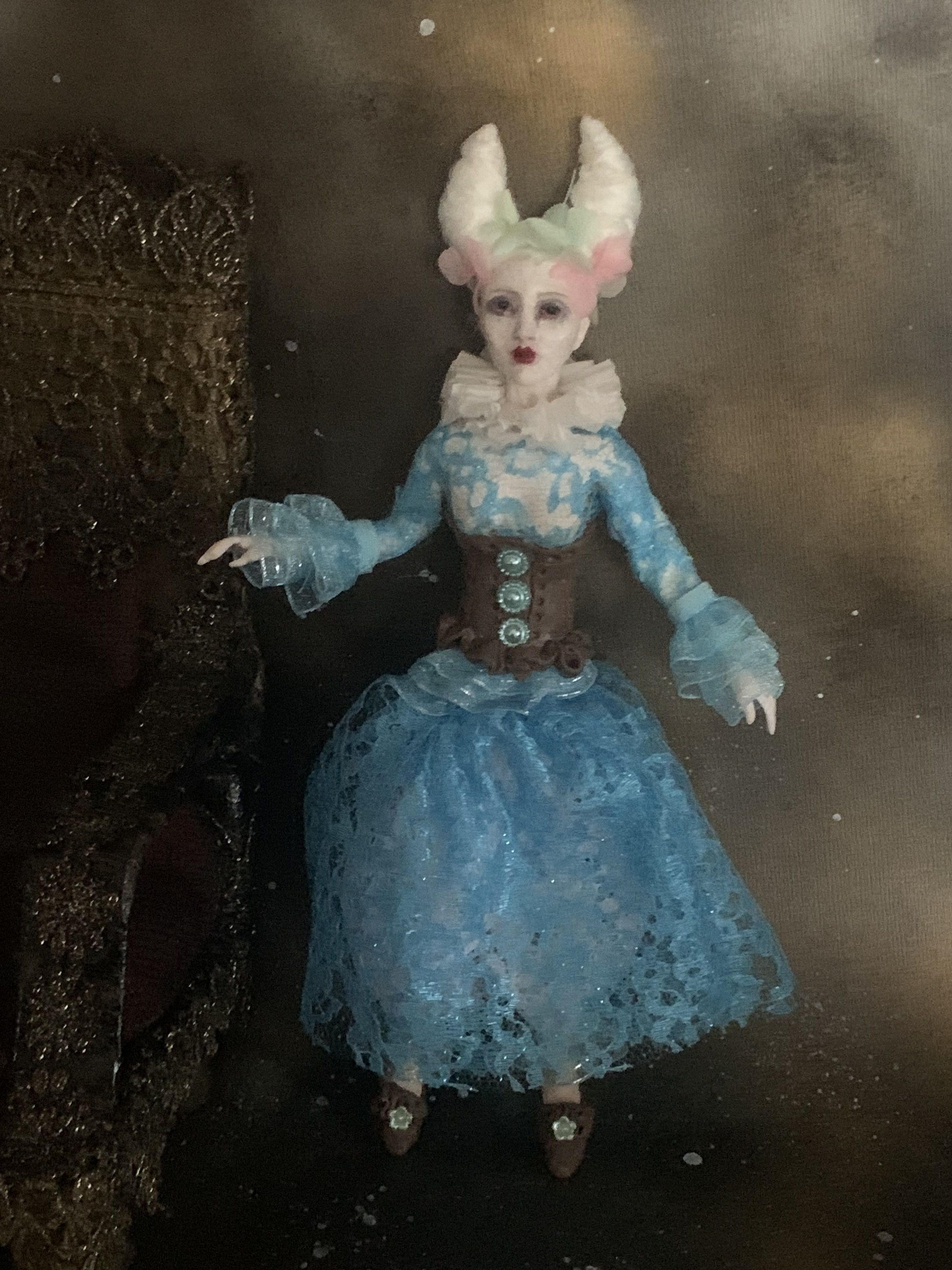 Grimwir Evil Queen Ooak Fantasy, Art Doll, Creepy, Horror, Vampire ...