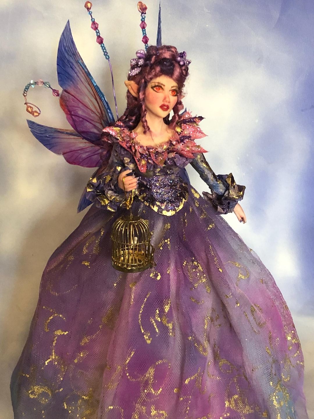 Unseelie, Ooak Fantasy Art Doll Fairy, Fae, Sculpture, Home Decor ...