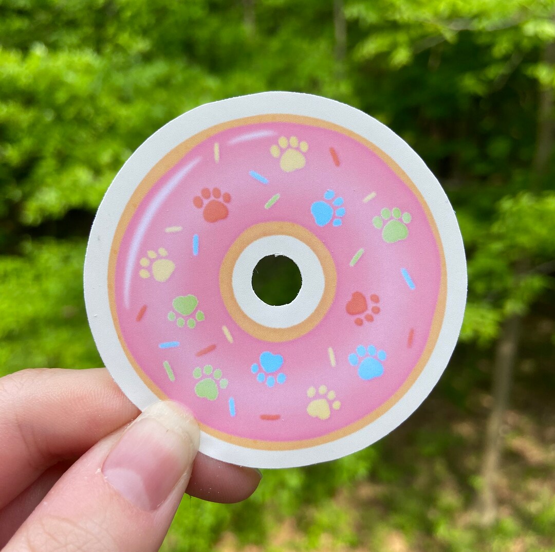 Paw Sprinkles Donut Button - Etsy