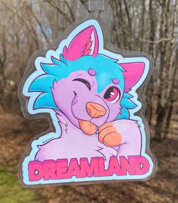 Custom Fursona Badge - Etsy