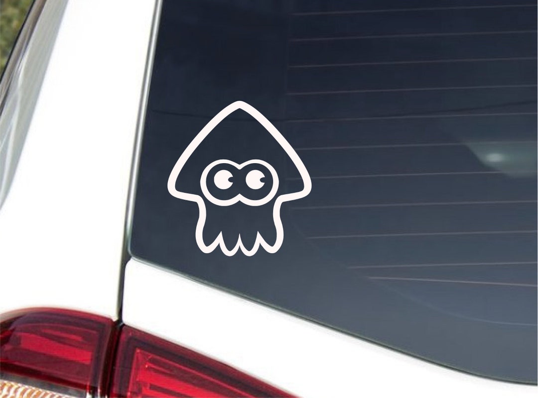 Splatoon Squid Decal - Etsy