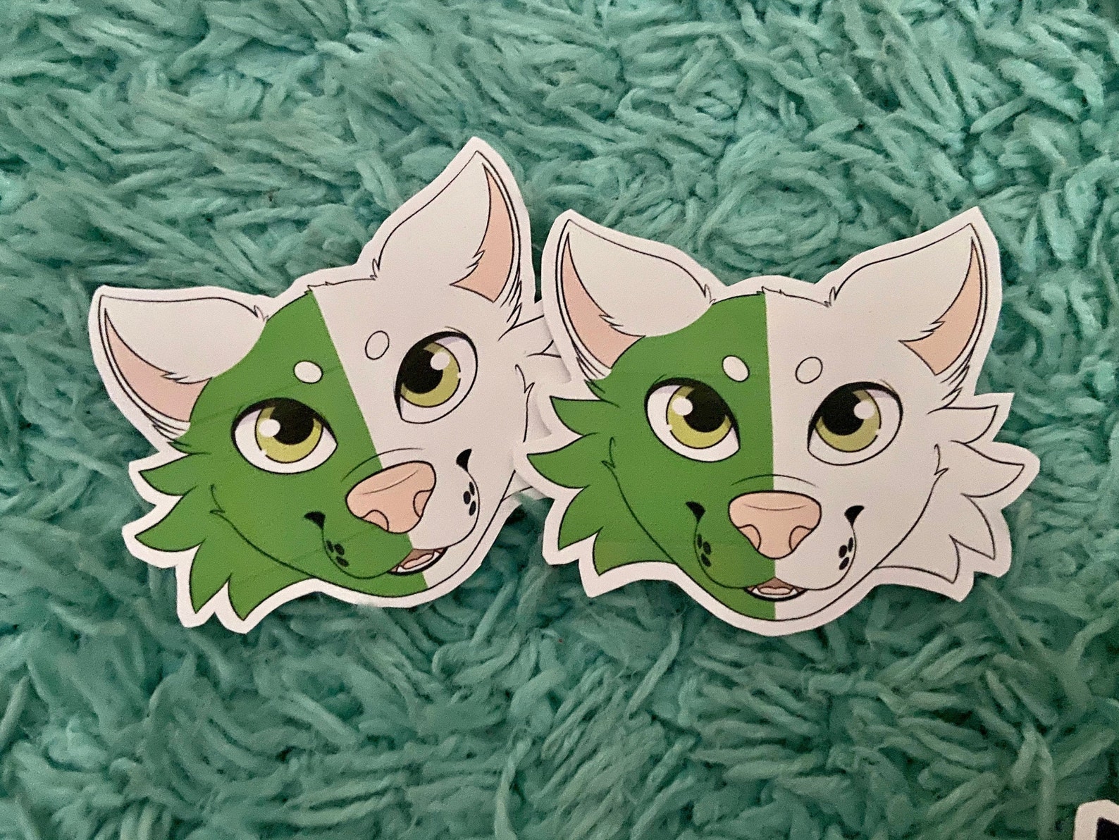 Zwei individuelle Fursona Sticker | Etsy