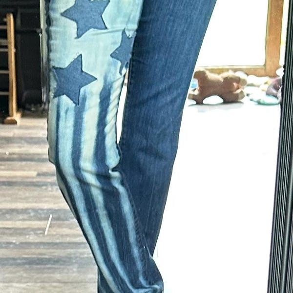 Jeans With Stars Men - Etsy