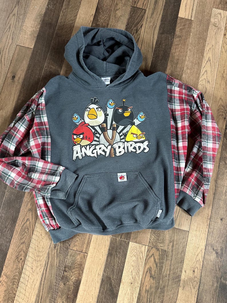 Angry Birds Hoodie - Etsy