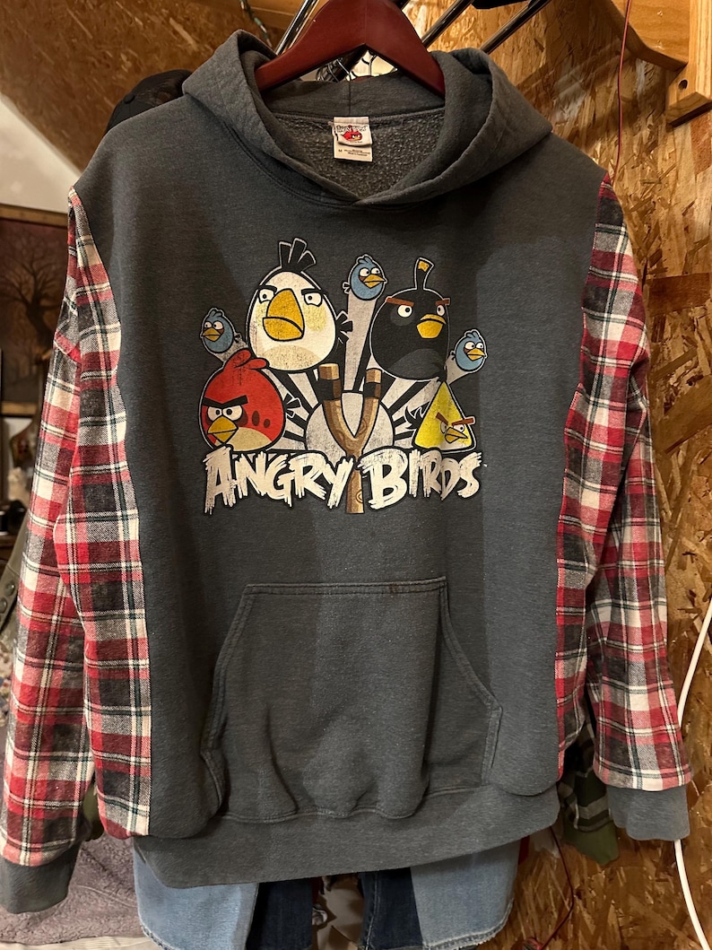 Angry Birds Hoodie - Etsy