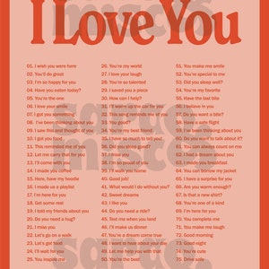 I Love You Wall Print, Digital Download Print, Retro Wall Decor, Large ...