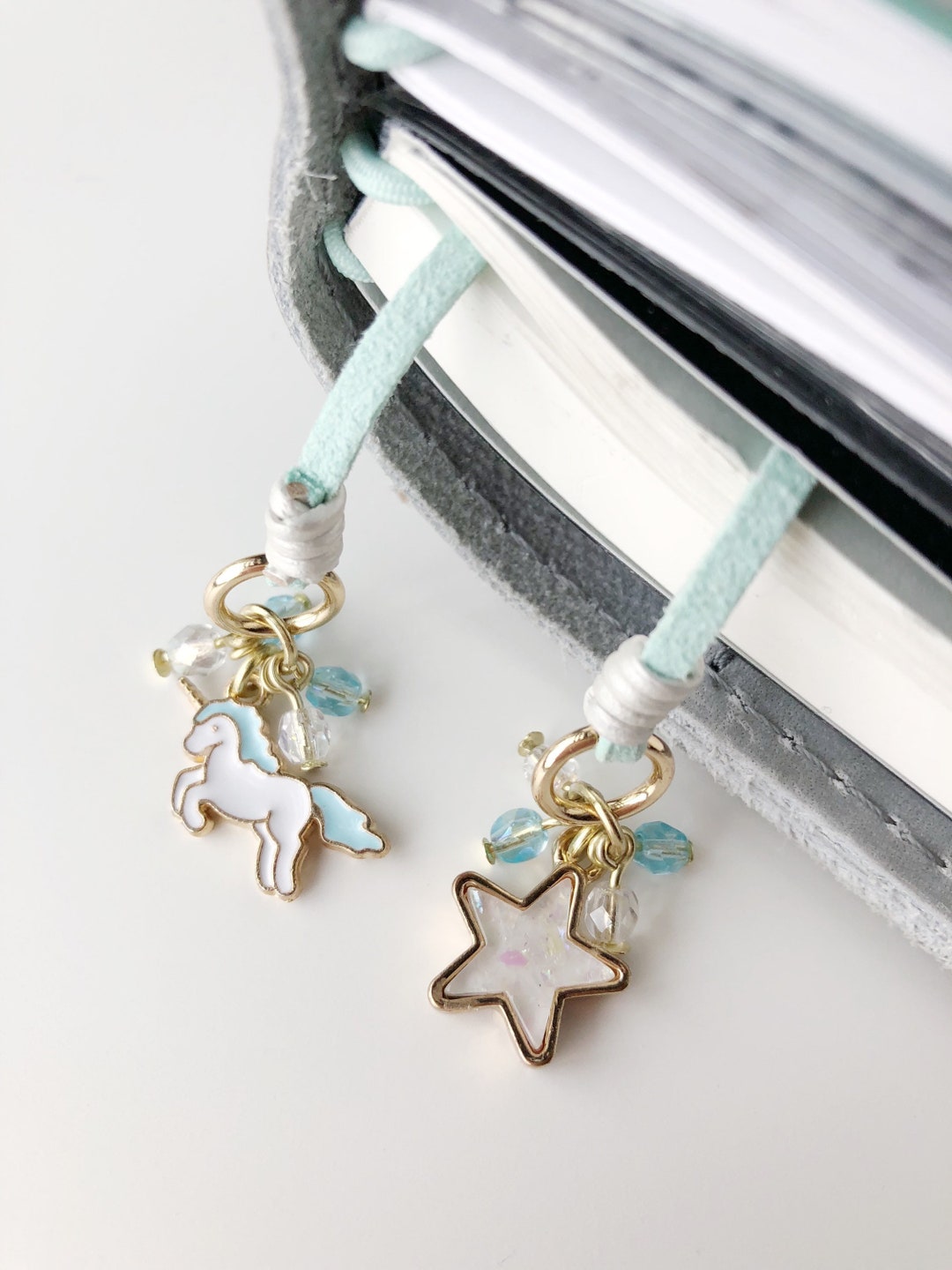 Retiring***celeste Stardust Travelers Notebook Bookmark, Planner Charm ...