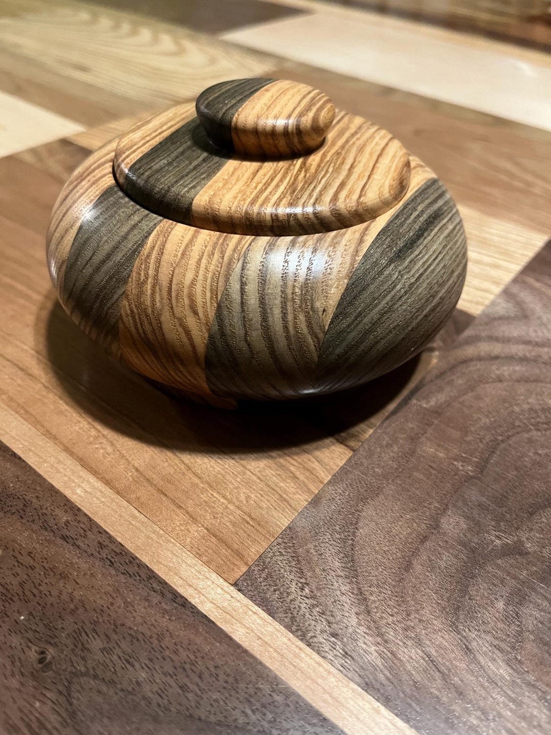 Ash Hollow Form Container With Lid - Etsy