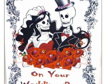 Skeleton card | Etsy