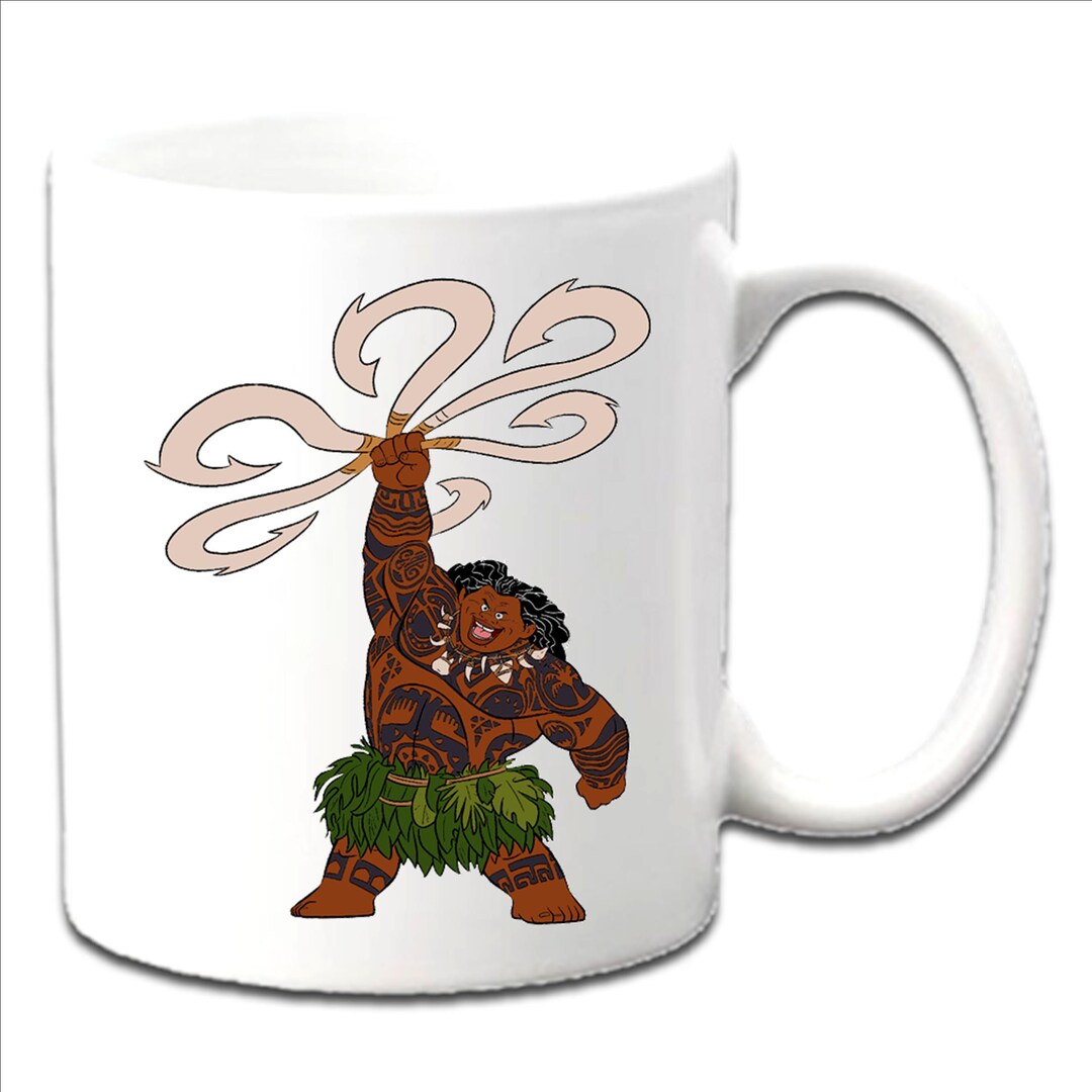 Personalised "maui ~ Moana" Printed Mugs ~ Any Name Age Message - Etsy