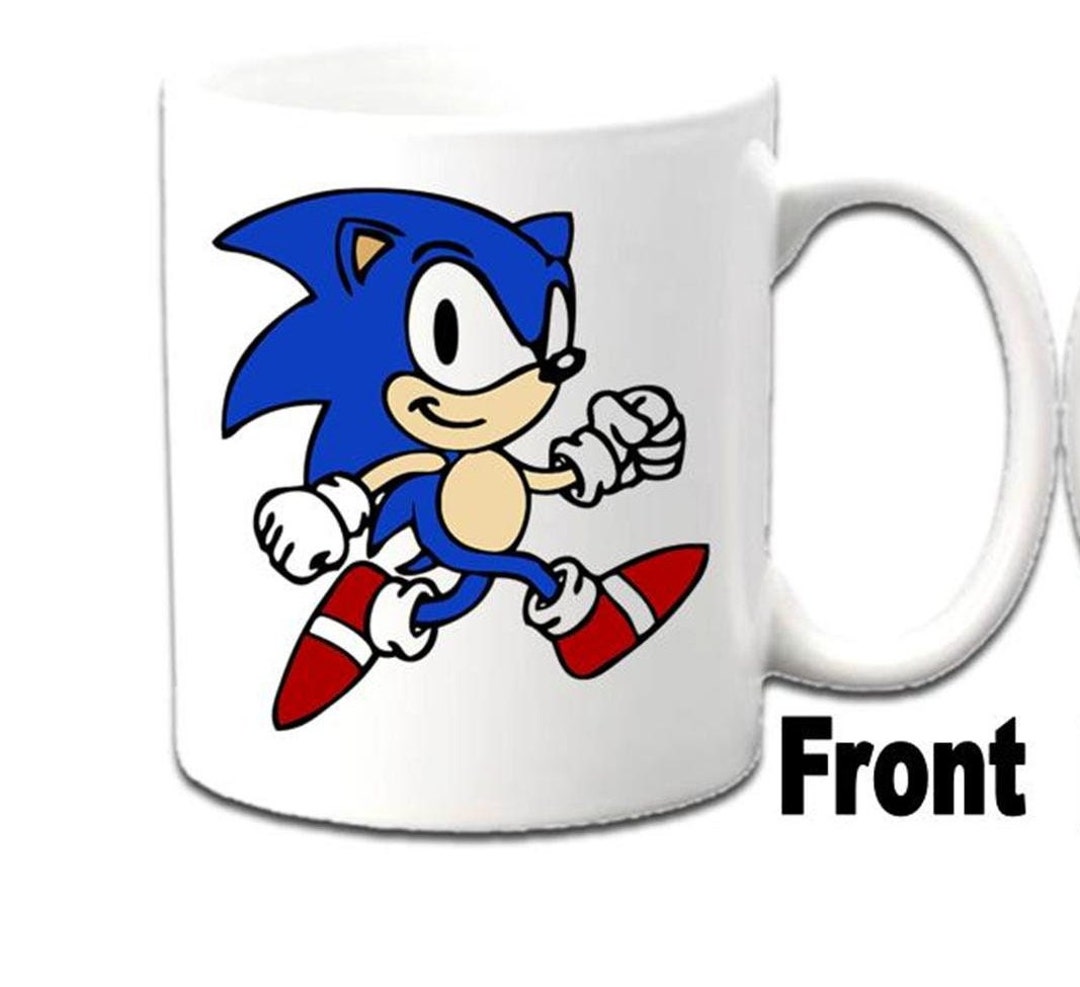 Personalised Printed sonic THE Hedgehog Inspired Printed Mugs Various ...