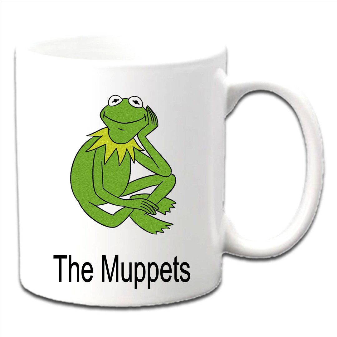 Personalised Kermit the Frog ~THE MUPPETS Printed Mugs ~ Any Name Age ...
