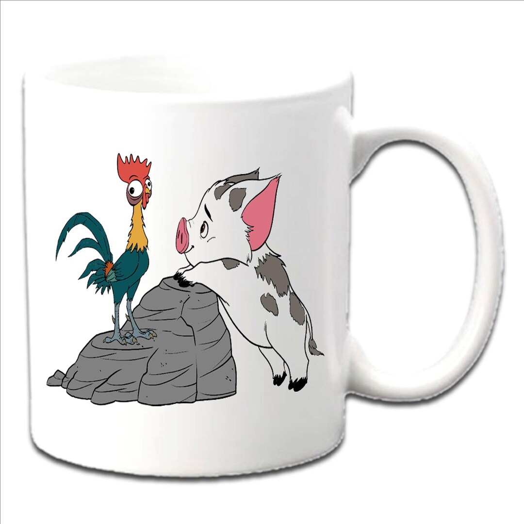Personalised pua & HEIHEI Moana Printed Mugs - Etsy