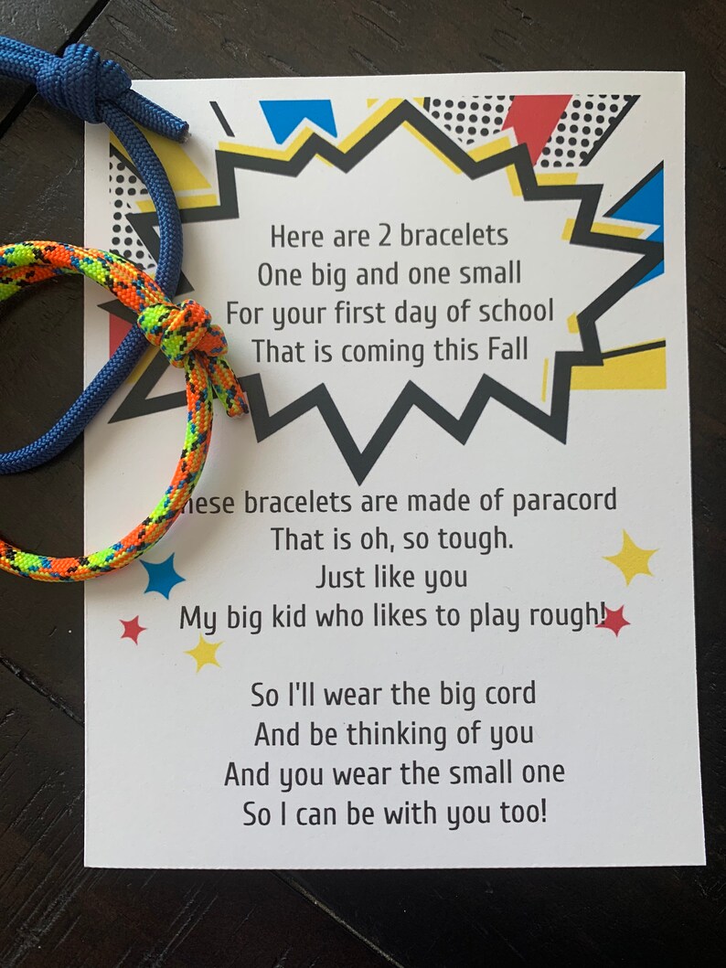 First Day of School Bracelets Back To School Bracelets | Etsy