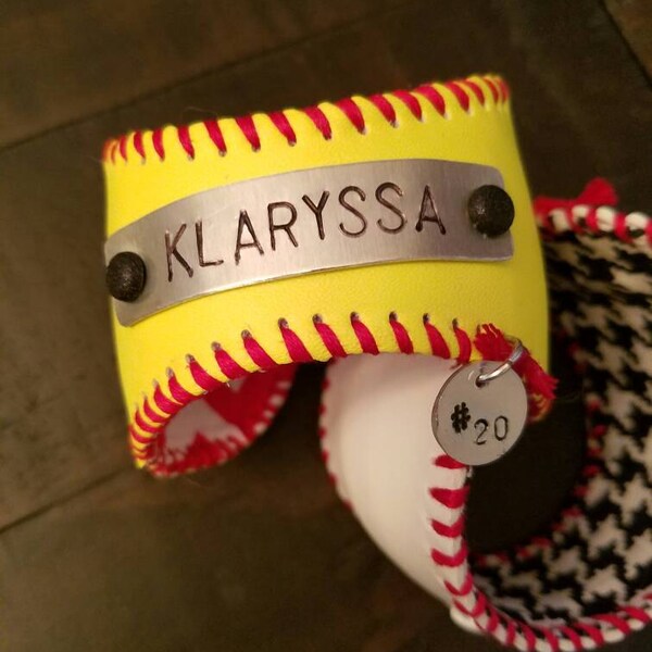 Softball Bracelet - Etsy