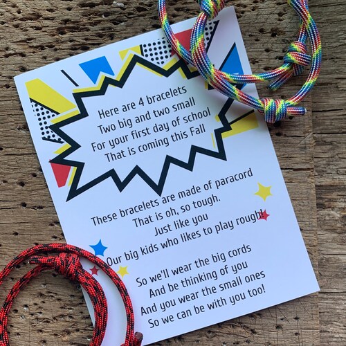 First Day of School Bracelets Back to School Bracelets | Etsy