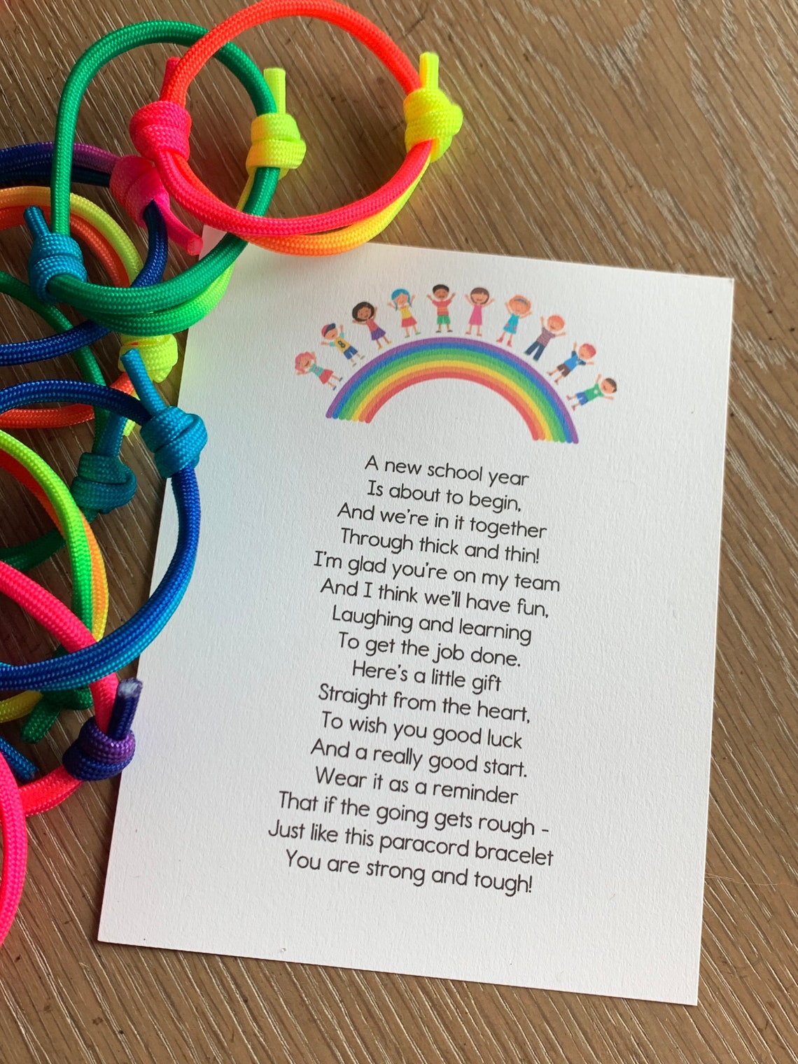 First Day of School Bracelets- Please READ ITEM DESCRIPTION - Class ...