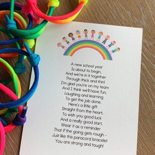 First Day of School Bracelets Please READ ITEM DESCRIPTION - Etsy