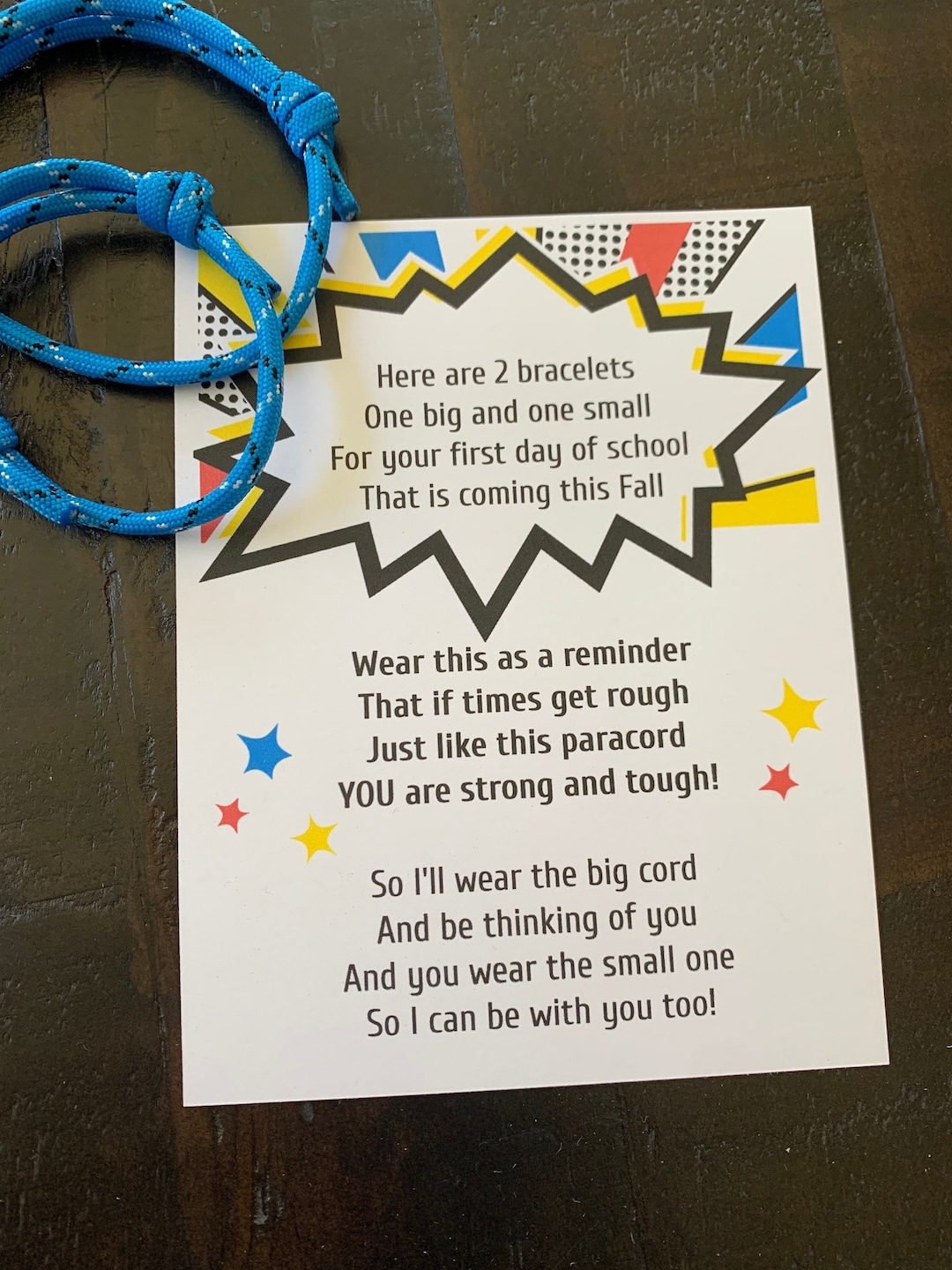 First Day of School Bracelets - Back to School Bracelets - Separation ...