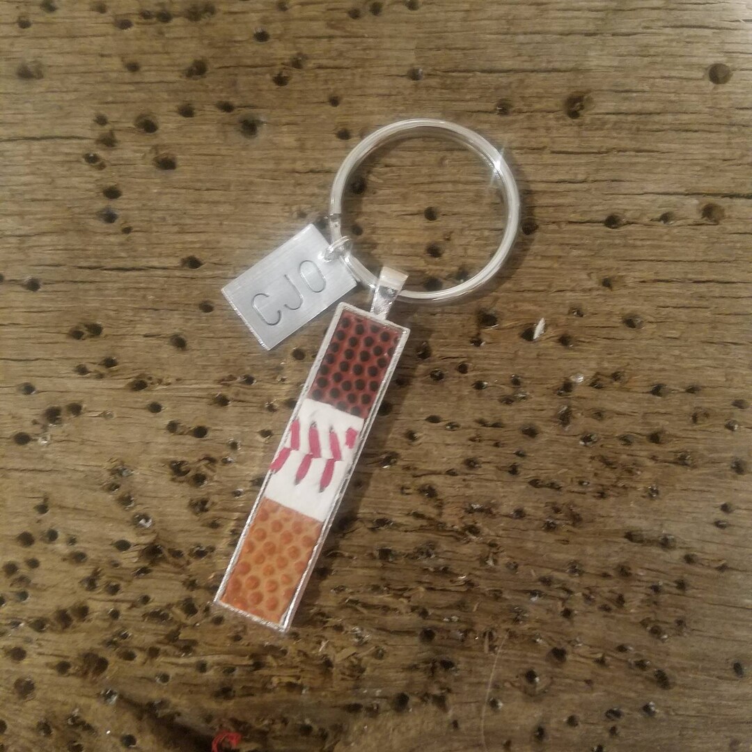 Personalized Multi-sport Keychain-baseball Keychain-father's Day Gift ...