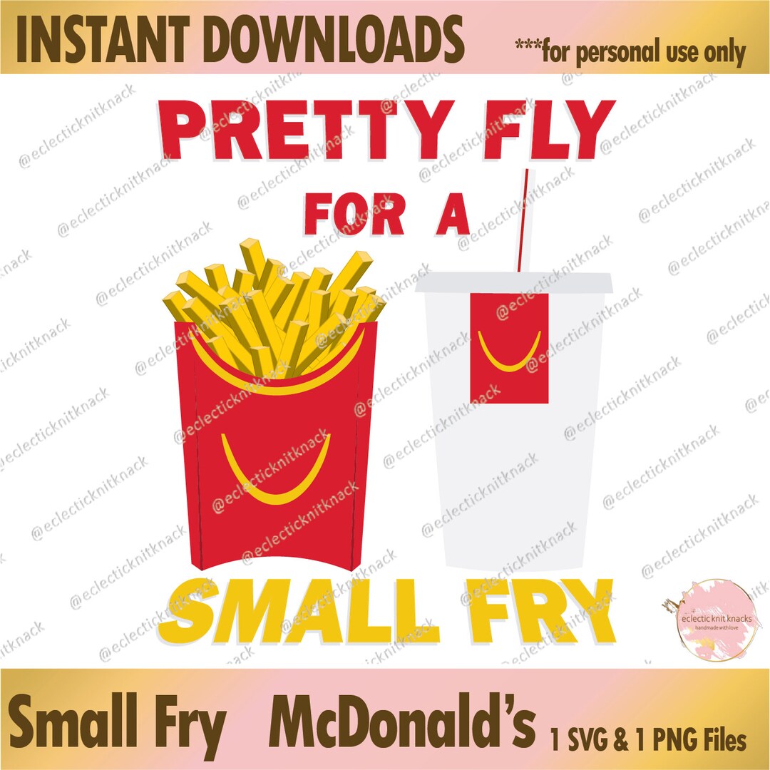 Small Fry Mcdonald's | SVG PNG | Instant Download ***personal Use ONLY ...