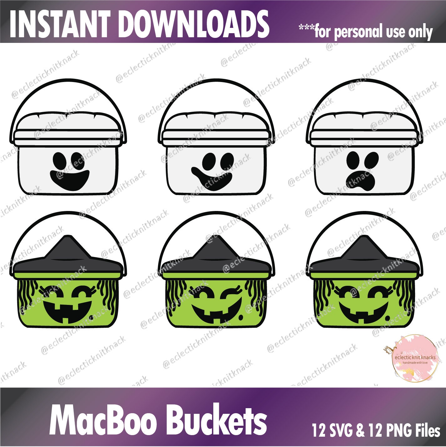 Macboo Buckets | SVG PNG | Instant Download ***personal Use ONLY*** - Etsy