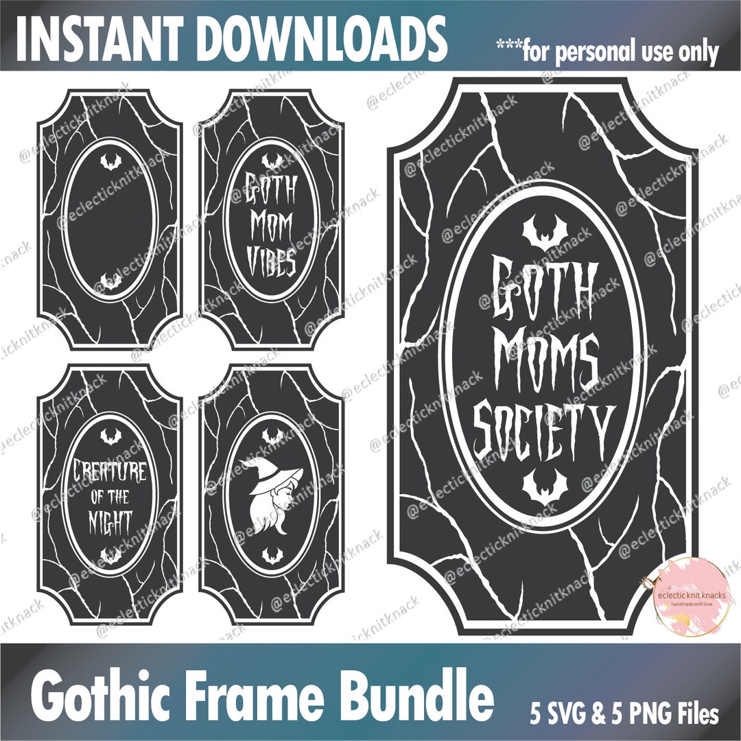 Gothic Frame Bundle | SVG PNG | Instant Download ***personal Use ONLY ...