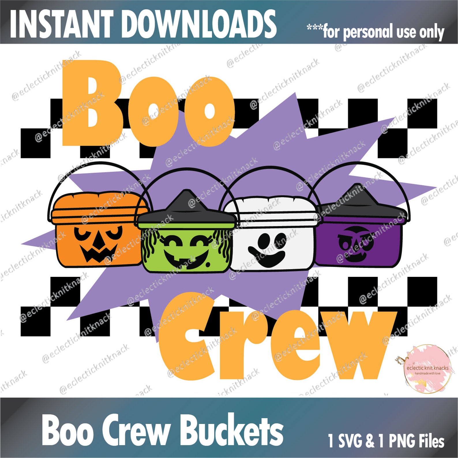 90's Boo Crew Buckets | SVG PNG | Instant Download ***personal Use ONLY ...