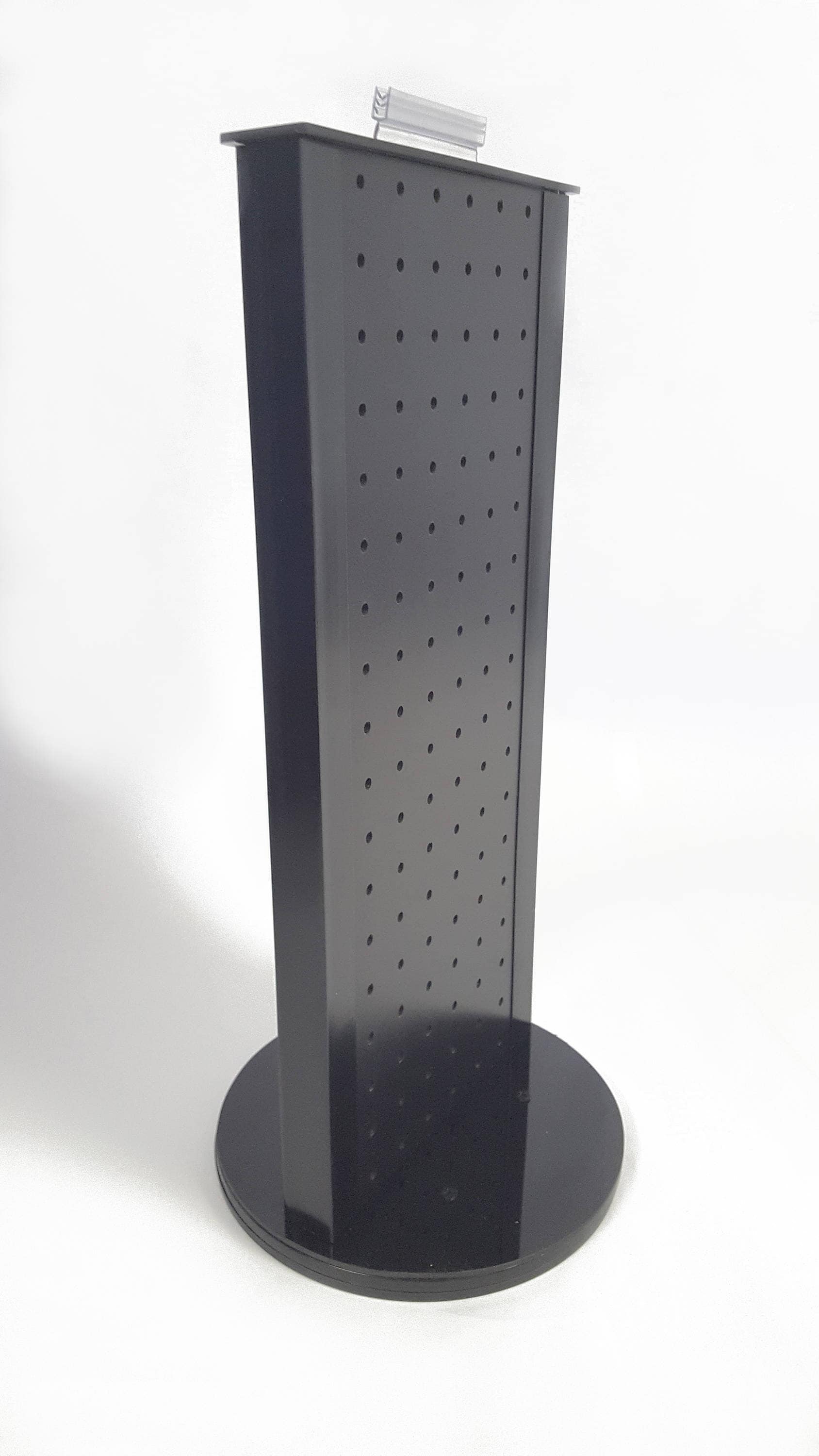 All Black 2-sided Revolving Pegboard Countertop Display, (19 X 8.5 ...