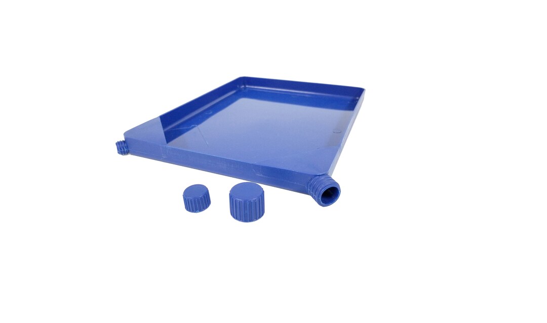 Xanter Blue Plastic Funnel Tray (8 1/2 X 6 1/4 X 1/2 Inches) Great for ...