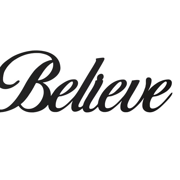 Believe Sign - Etsy