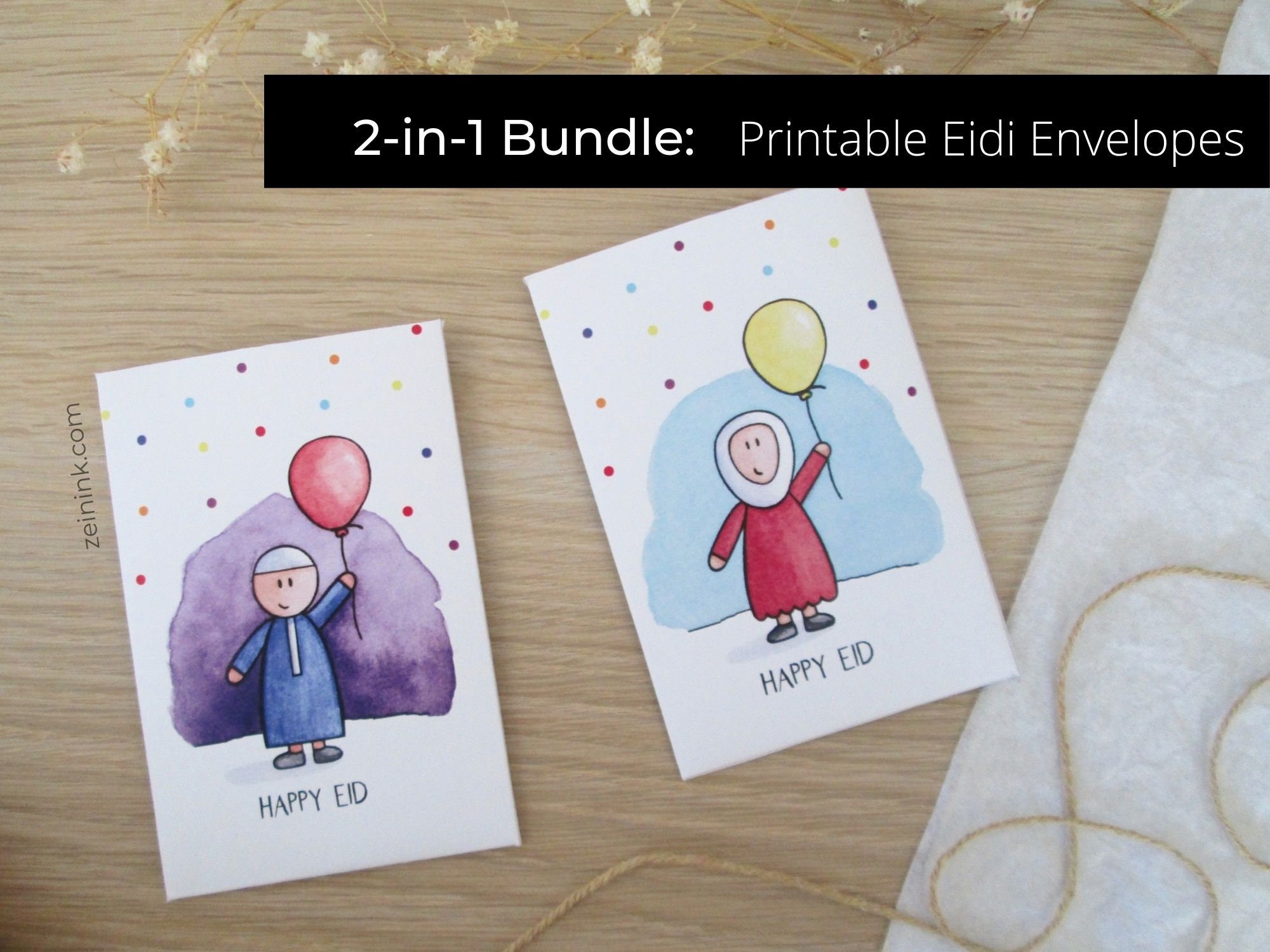 Printable Eidi Envelope for Little Boy, Happy Eid Dul Adha Kids ...