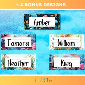 Under the Sea: Student Desk Plates Classroom Labels - Etsy